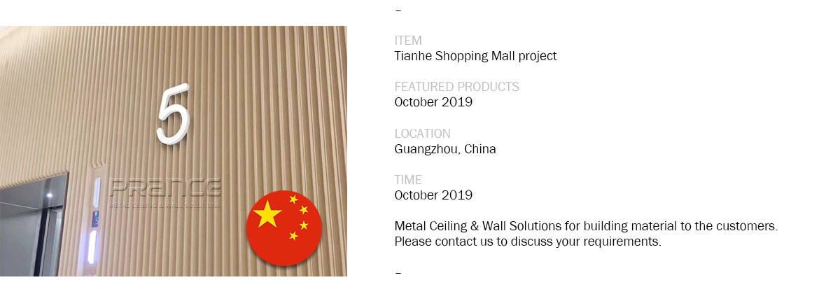 Tianhe Shopping Mall Project - PRANCE