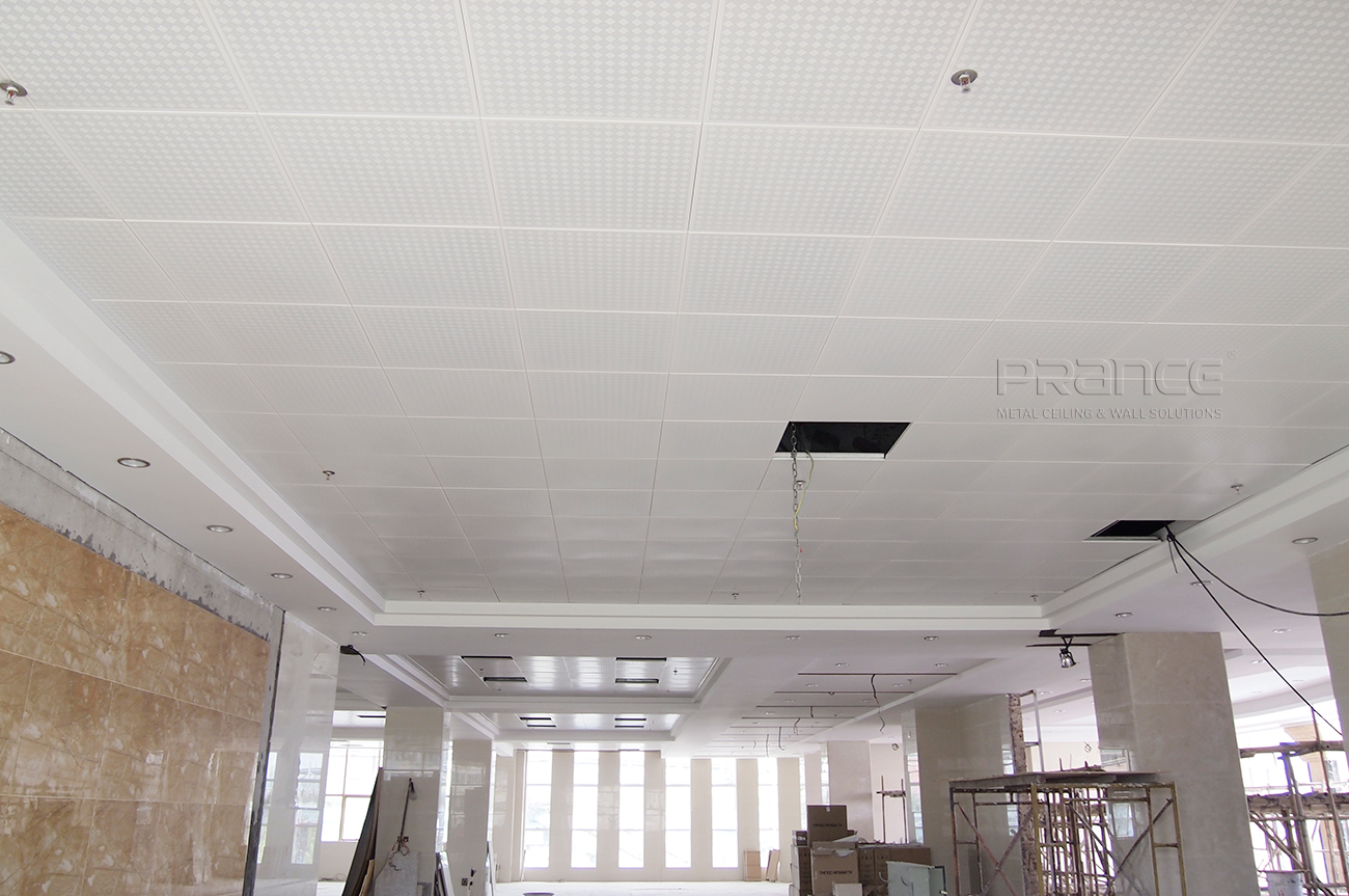 Aluminum Clip-in Ceiling Tiles Application - PRANCE