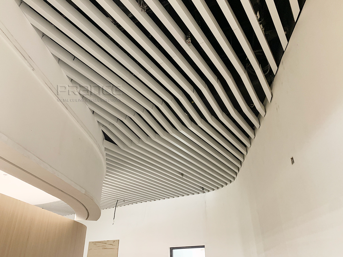 Aluminum U-baffle Ceiling Decorated for Building Ceiling - PRANCE