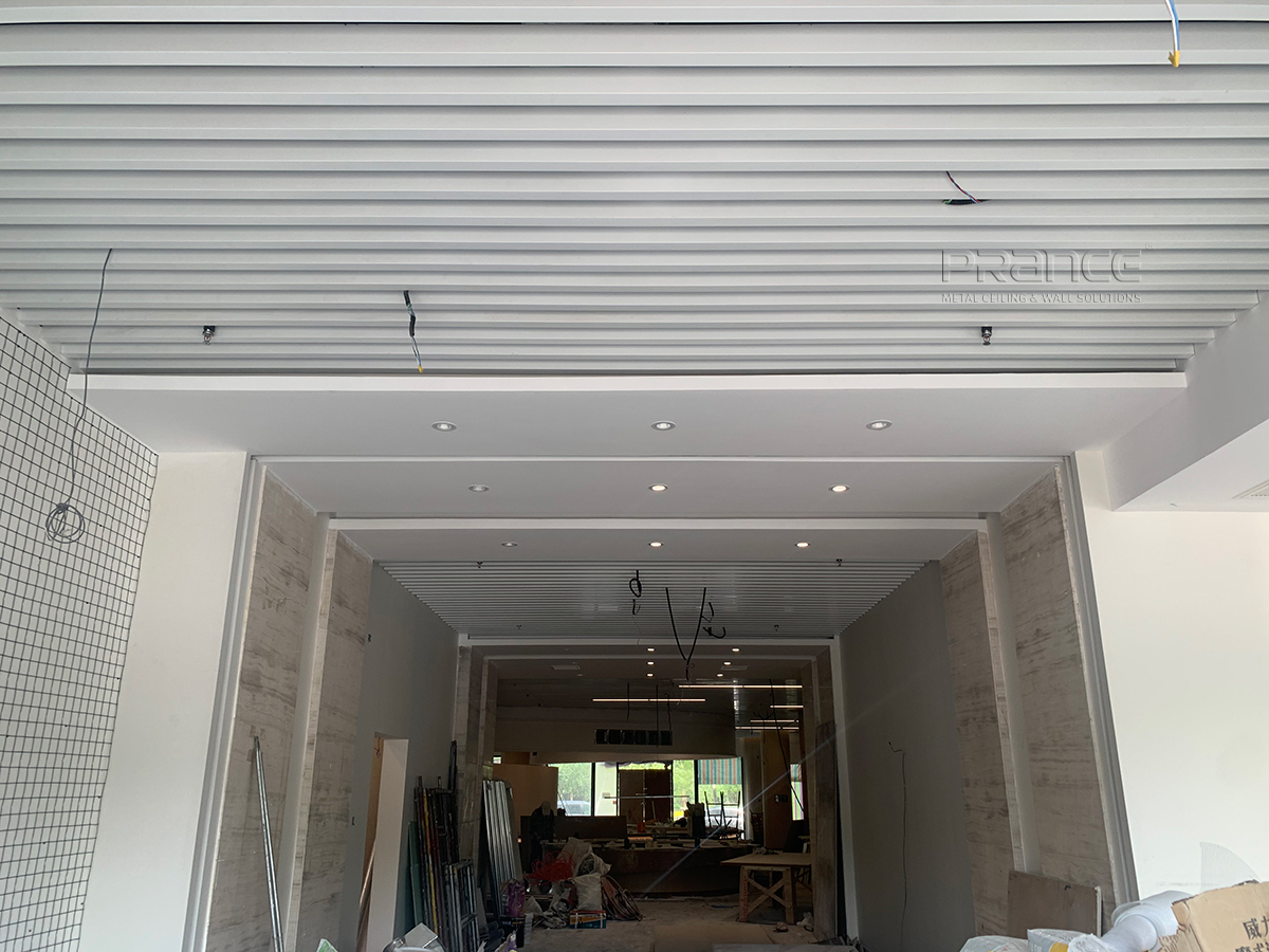 Aluminum U-baffle Ceiling Decorated for Building Ceiling - PRANCE