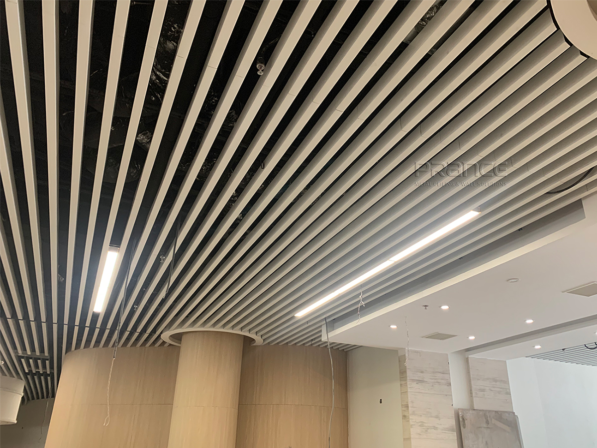 Aluminum U-baffle Ceiling Decorated for Building Ceiling - PRANCE