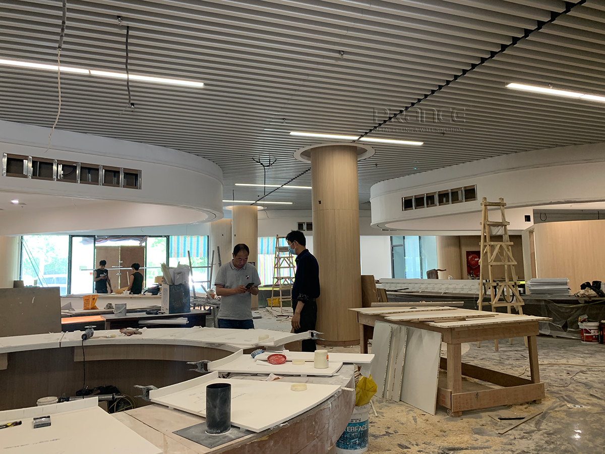 Aluminum U-baffle Ceiling Decorated for Building Ceiling - PRANCE