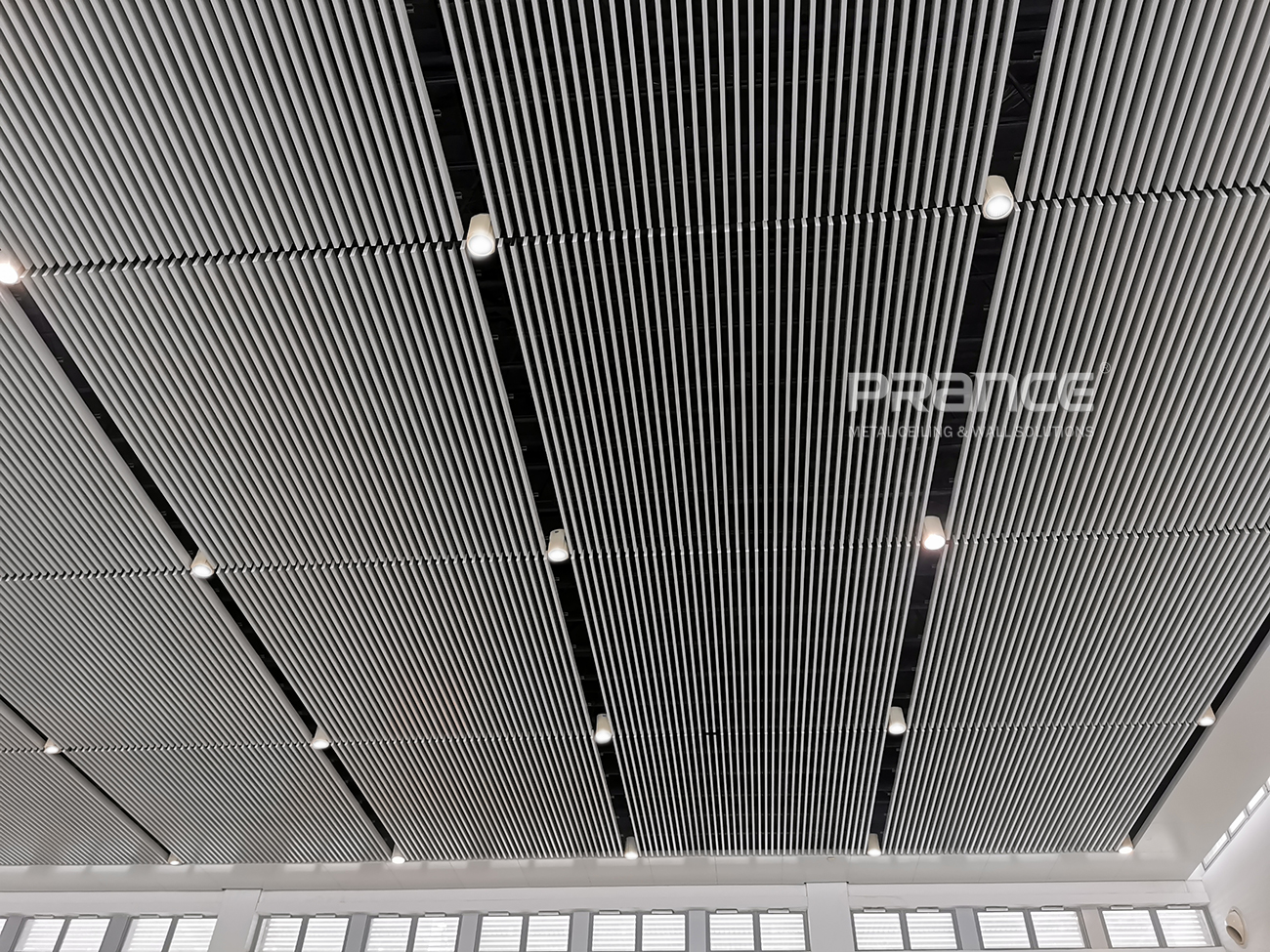Linear Metal Ceiling Design - PRANCE