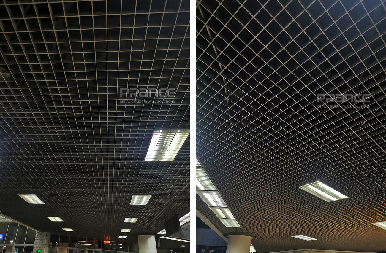 Linear Metal Ceiling Design - PRANCE