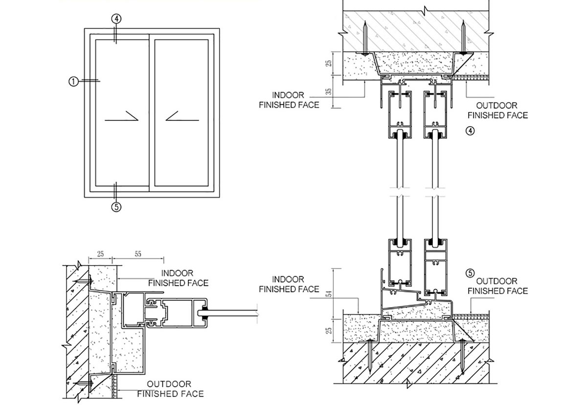 Stable Modern Auditorium Glass Window - PRANCE