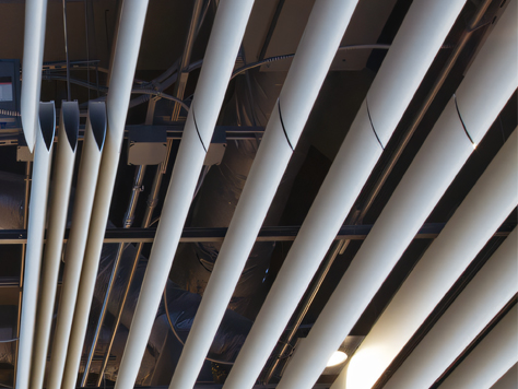 Bullet Baffle Ceiling Manufacturer & Supplier - PRANCE