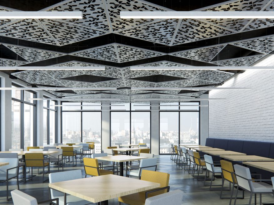 Metal Open Grid Canopy Ceiling System Standalone | PRANCE