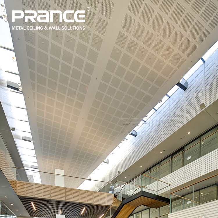 Decorative Aluminum Interior Perforated Ceiling Tiles | PRANCE