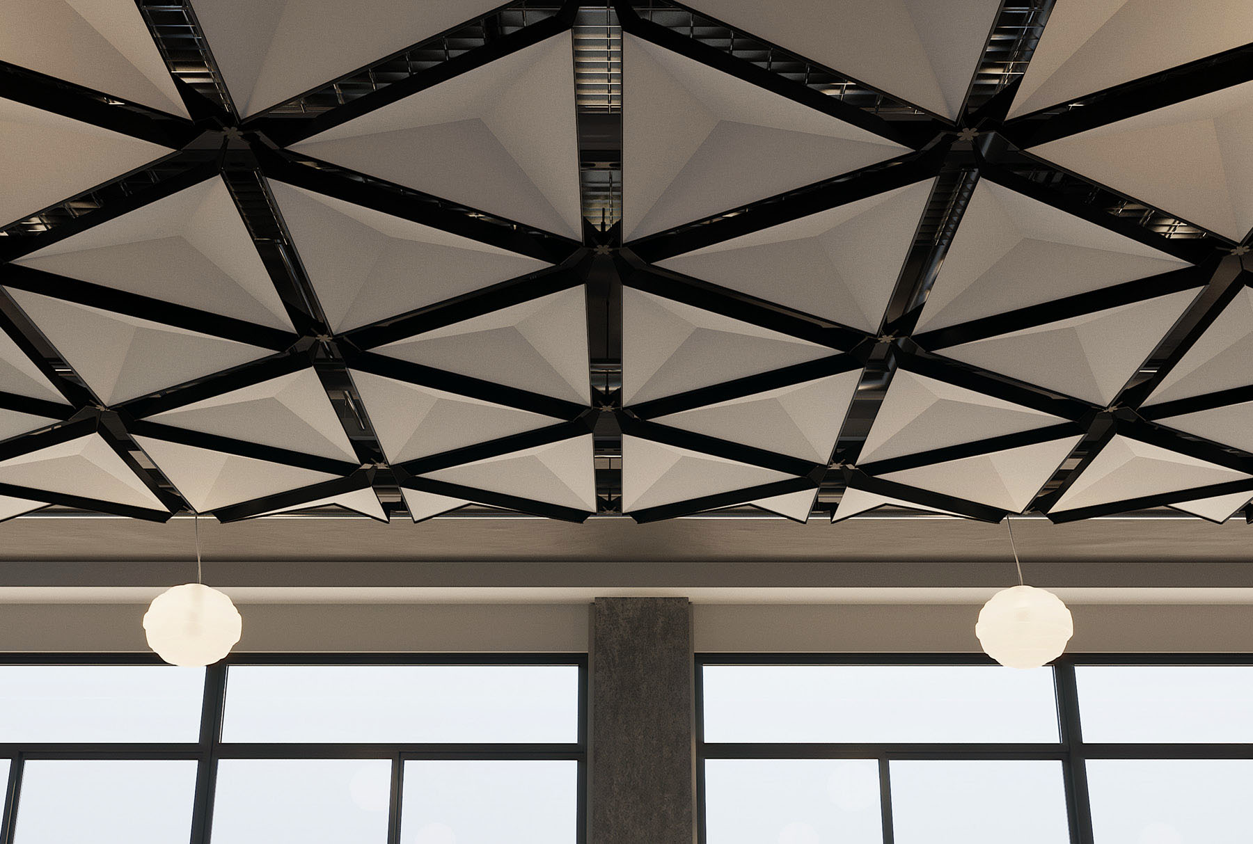 Suspended Ceiling Tiles Acoustic Panels for Productivity