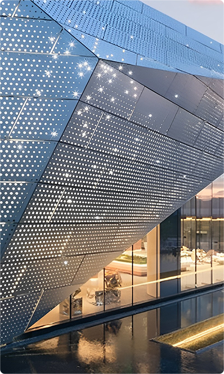 Revestimiento de aluminio perforado | CABRIOLA