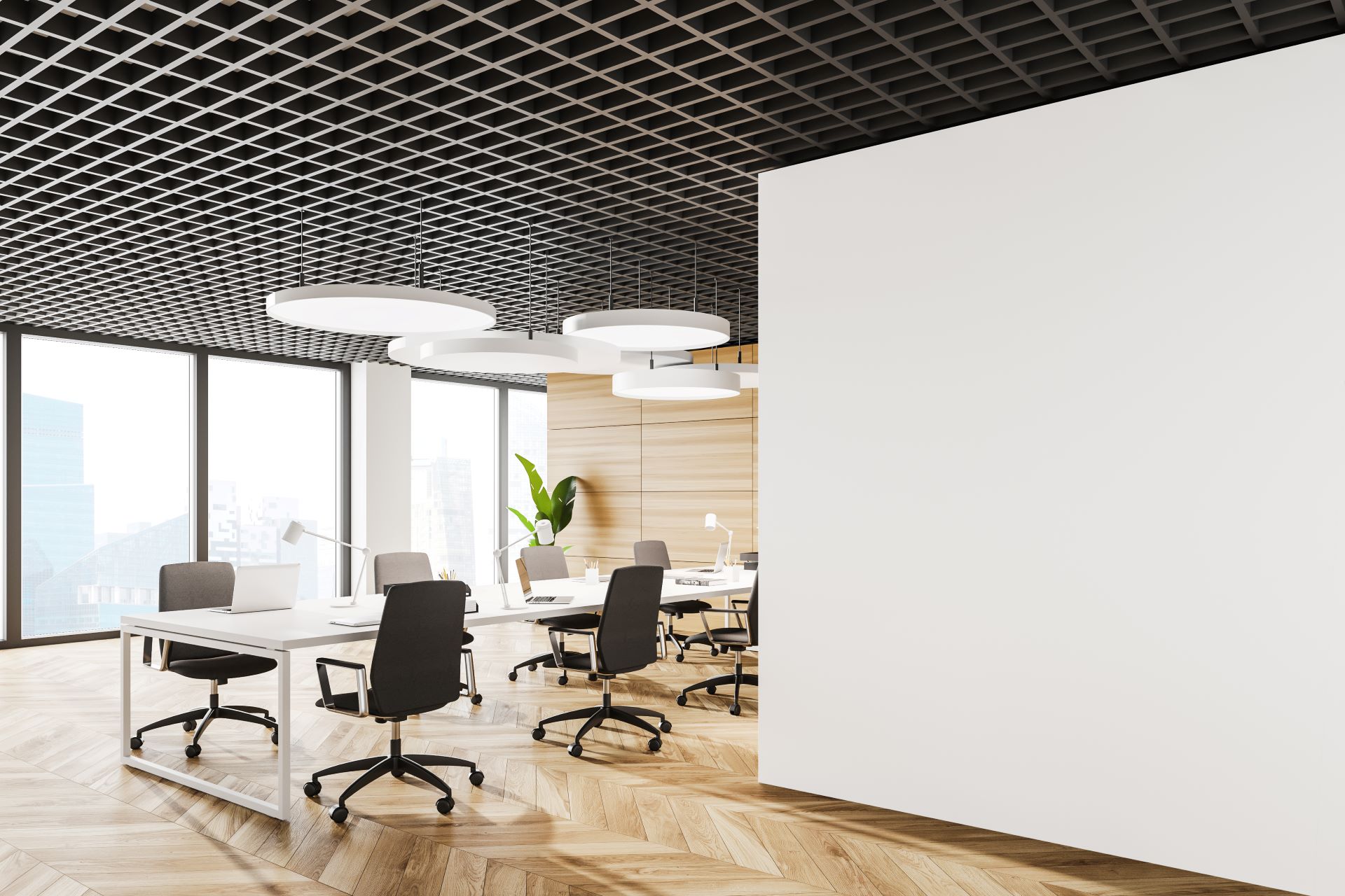 10 Inspiring Ceilings Ideas for Modern Office Spaces