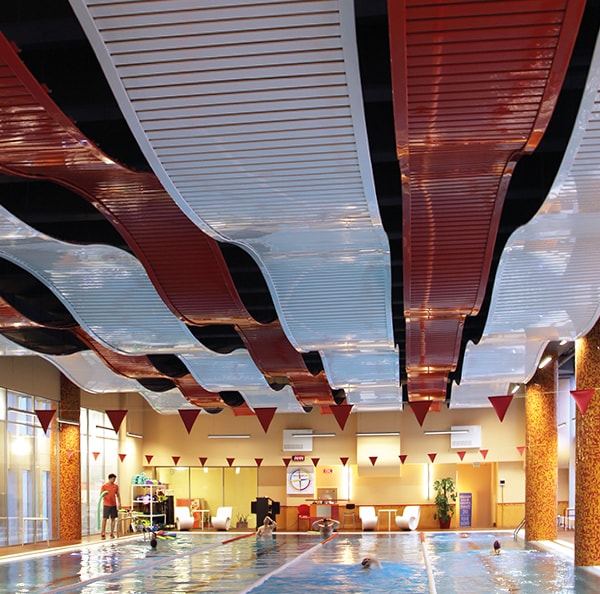 Aluminium Curved Design Ceiling | PRANCE