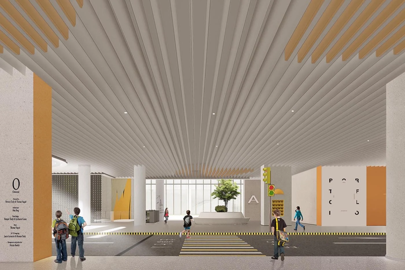 Ceiling Hung Aluminum Panels | PRANCE