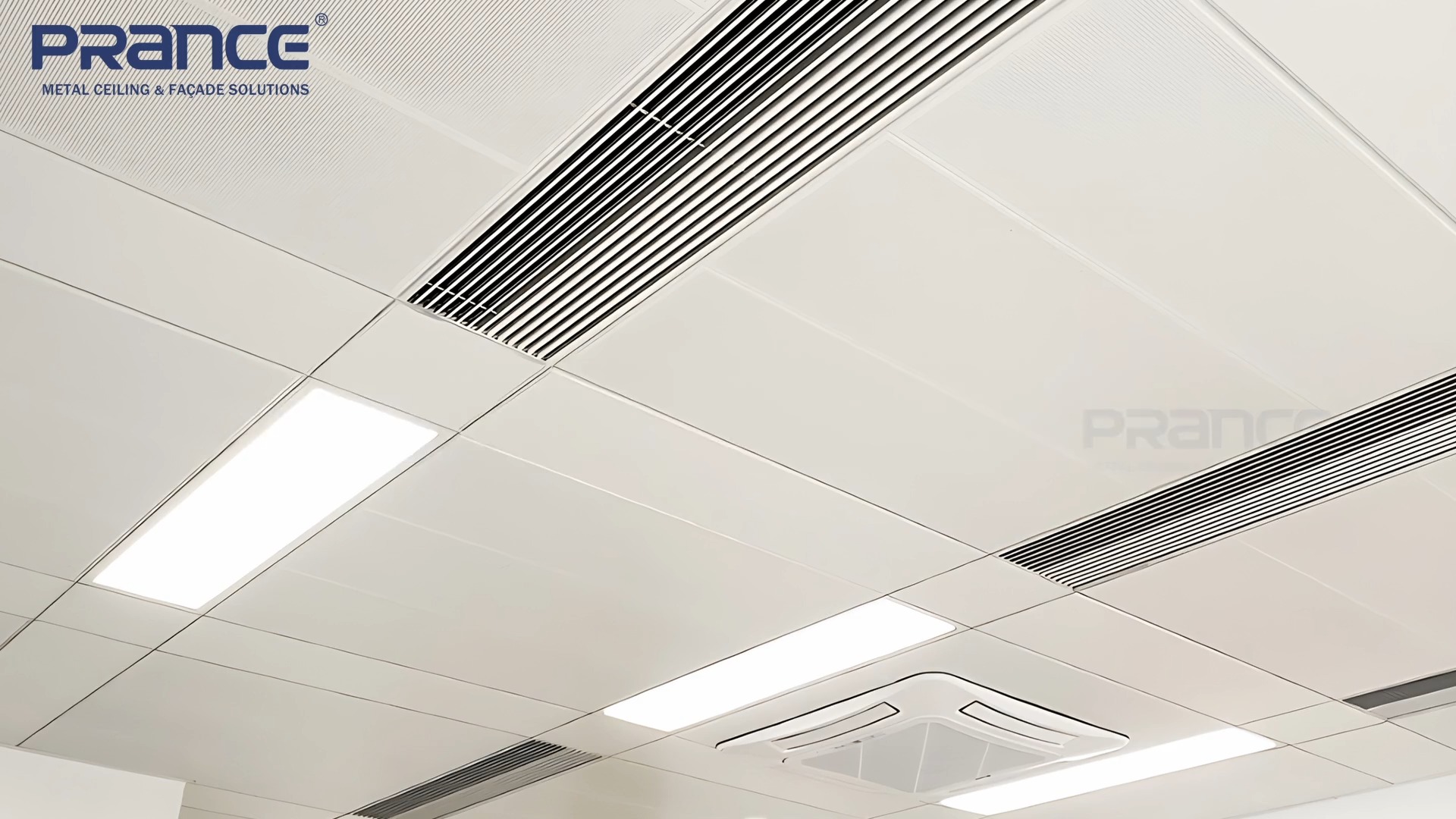 PRANCE Sky-One Aluminum Ceiling Installation | Concealed Grid Ceiling System