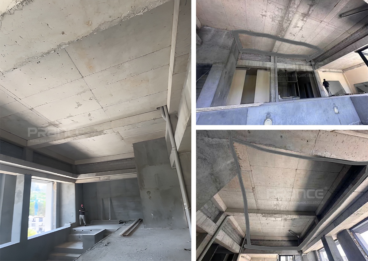 Armenia Villa Pool Woven Ceiling Project | PRANCE