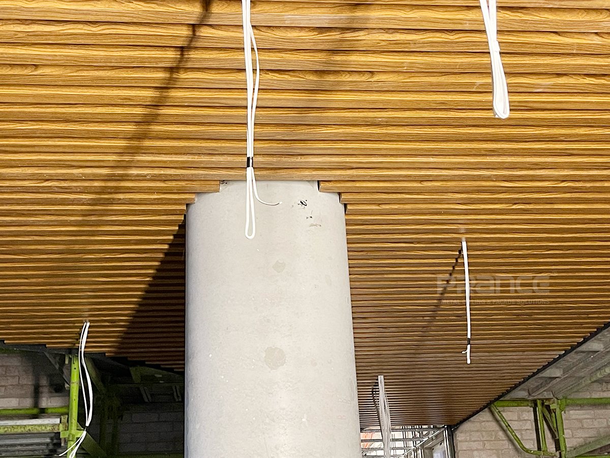 Australian Shopping Mall Profile Baffle Ceiling at Wall Cladding ...
