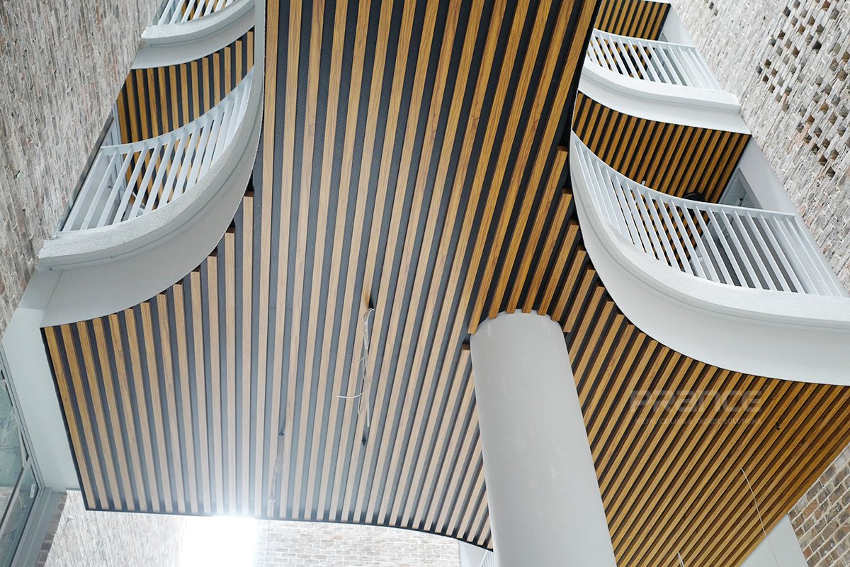 Australian Shopping Mall Profile Baffle Ceiling at Wall Cladding ...
