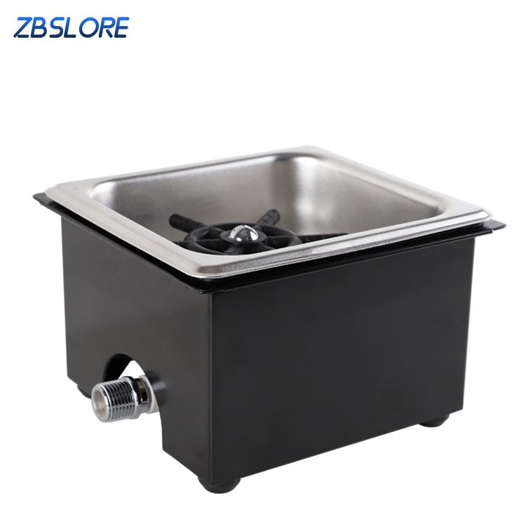 Countertop Mount Glass Rinser with Stainless Steel Drip Tray | Zbslore