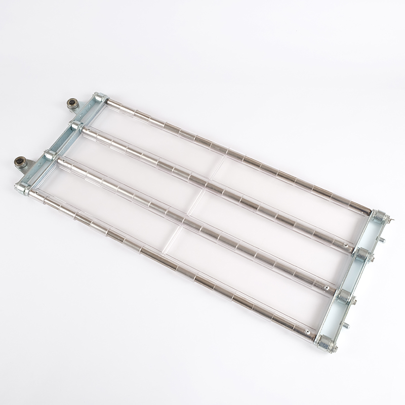 Motorized polycarbonate lateral rolling shutter door | Harmonious