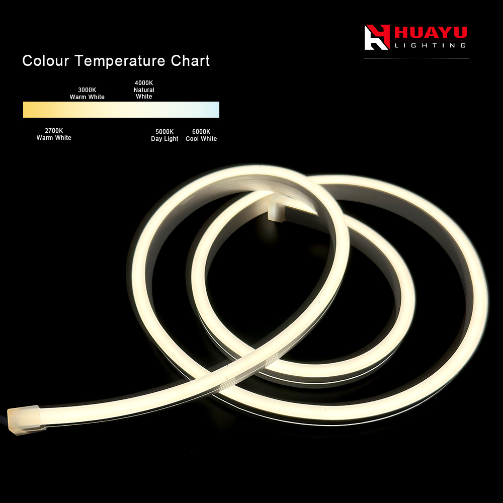 LED Neon Strip- 10X18mm- Bending Side Vertically -single Color | HUAYU