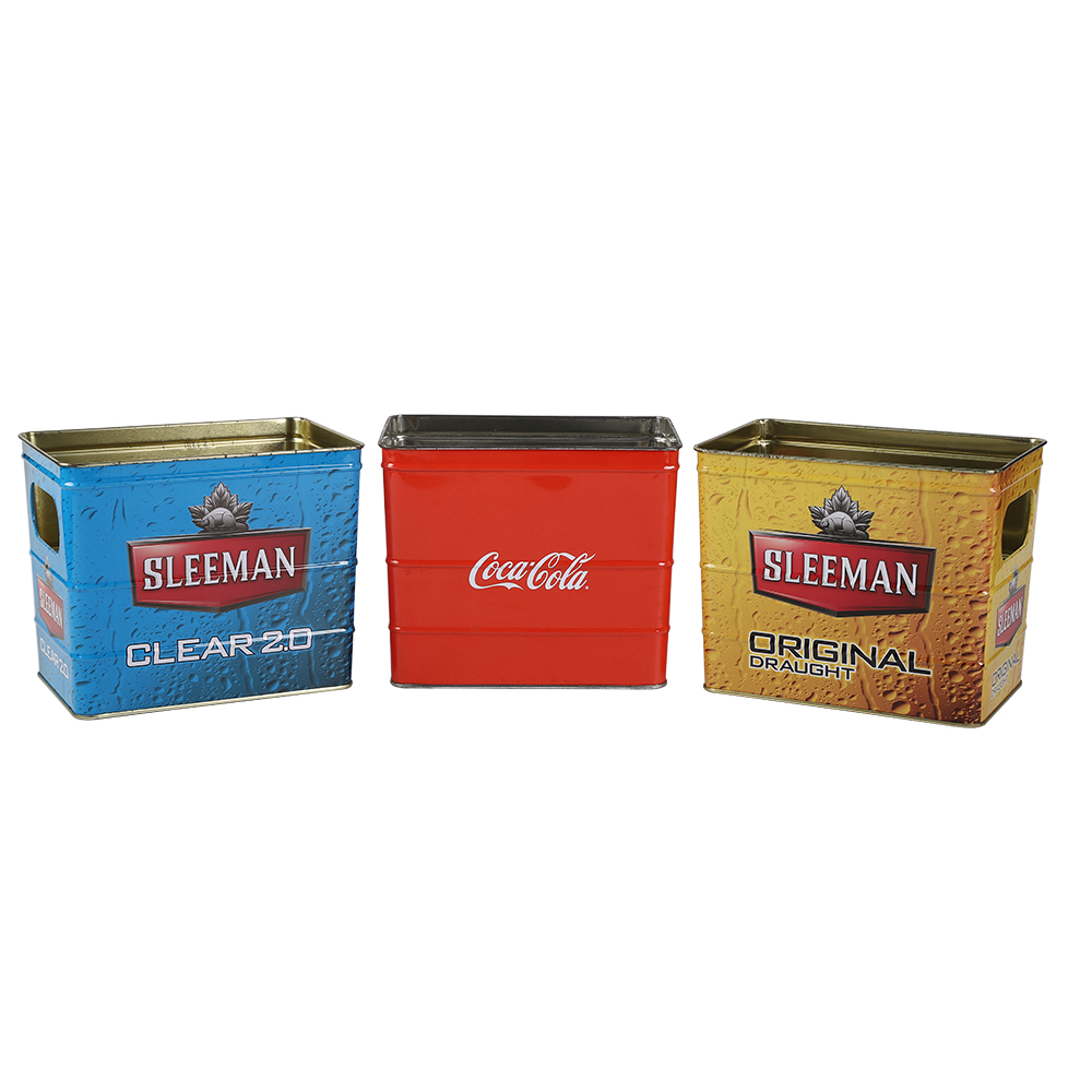 Rectangle Metal Ice Beer Bucket 丨Longrichbar