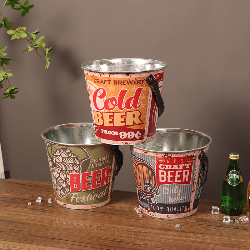American Retro Beer Bucket Custom - Longrichbar
