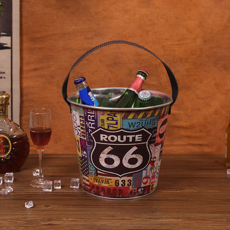 American Retro Beer Bucket Custom - Longrichbar