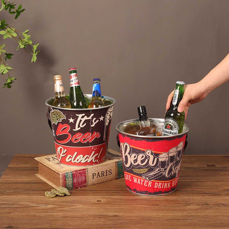 American Retro Beer Bucket Custom - Longrichbar