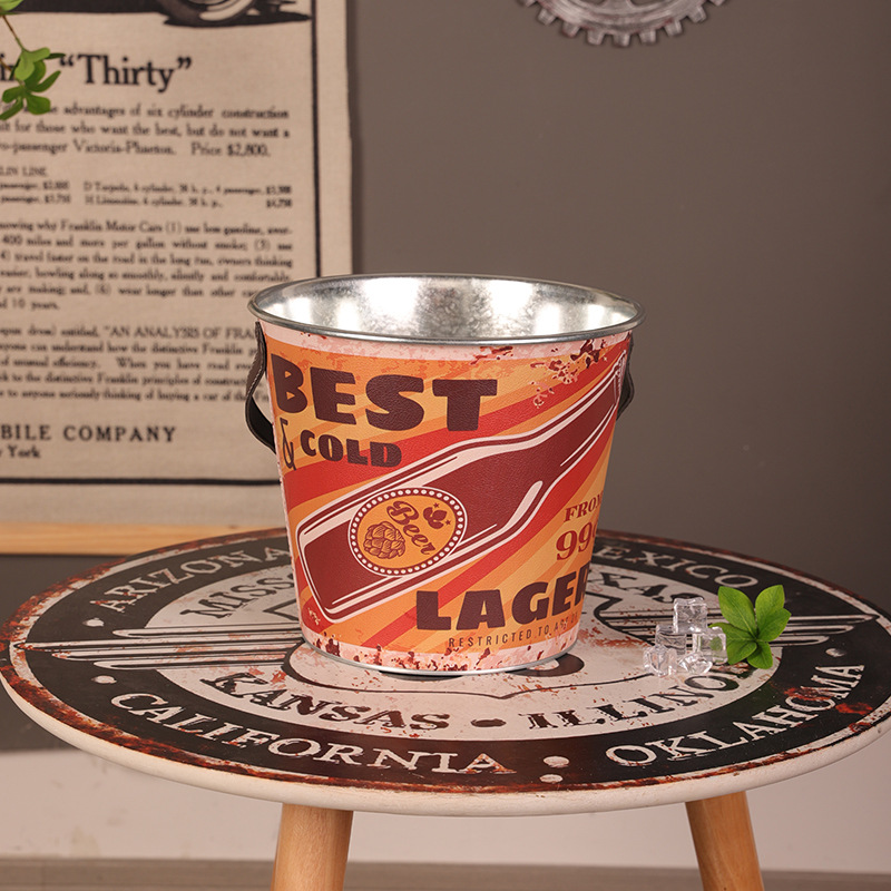 American Retro Beer Bucket Custom - Longrichbar