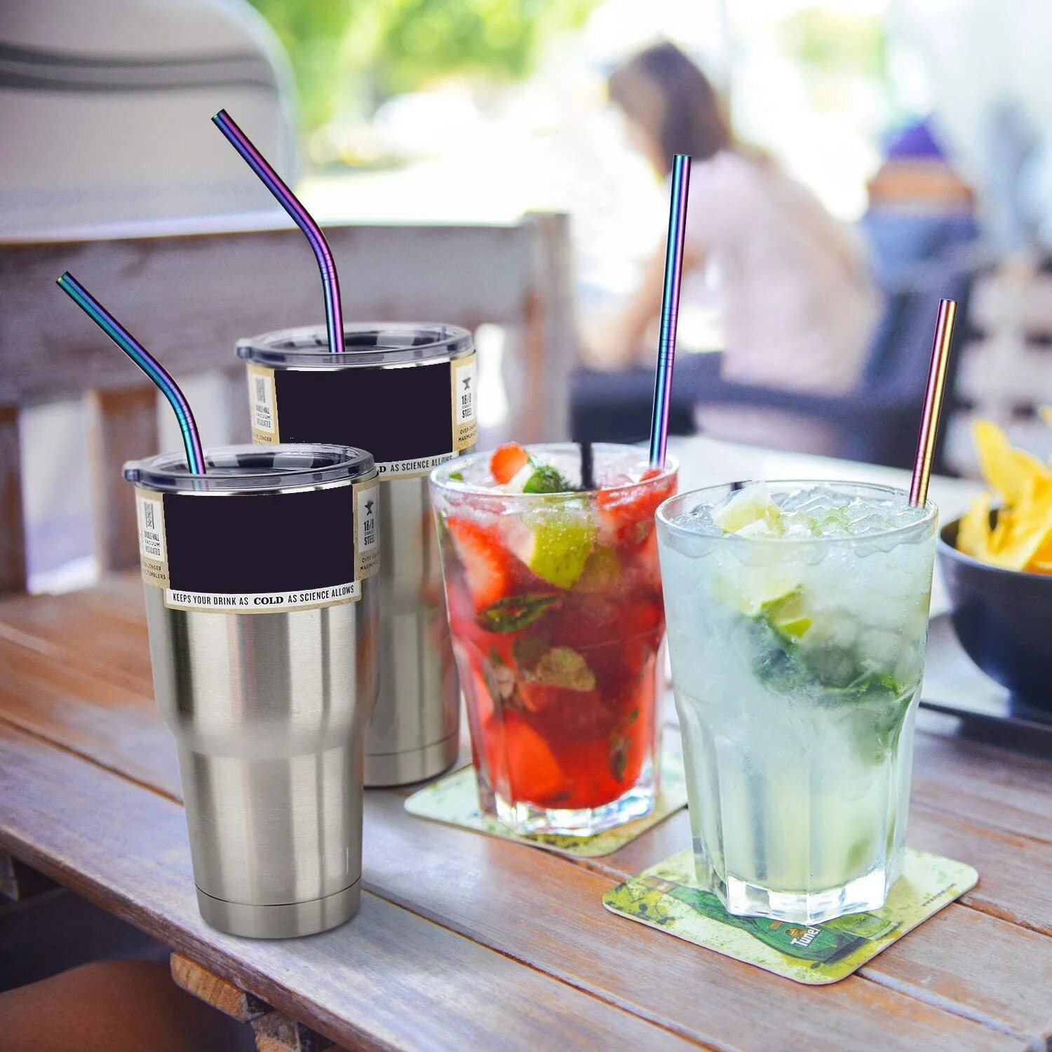 Custom Colored Metal Straw - Longrichbar