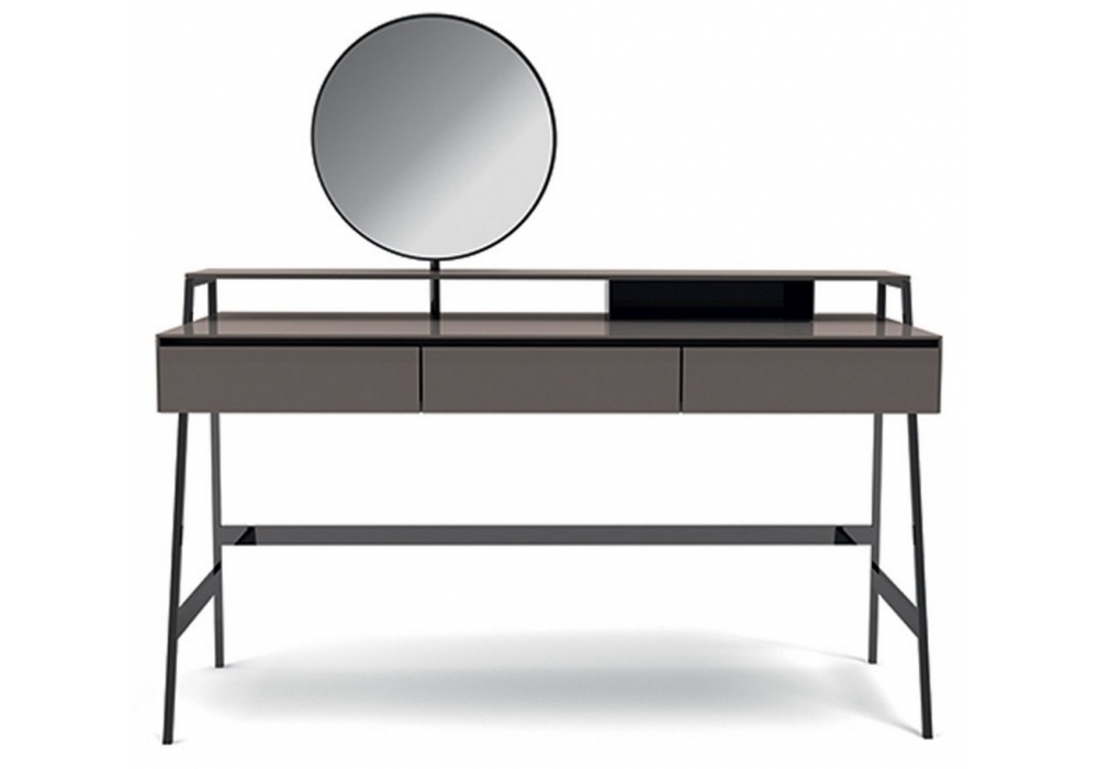 Light Luxury Creative Rotating Mirror Dressing Table Solid Wood ...