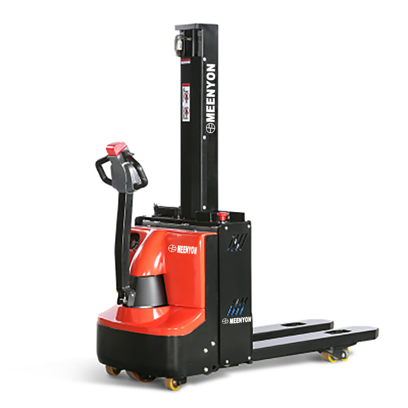 0.8 Ton Electric Stacker Truck Dual Lift Forklift | Meenyon