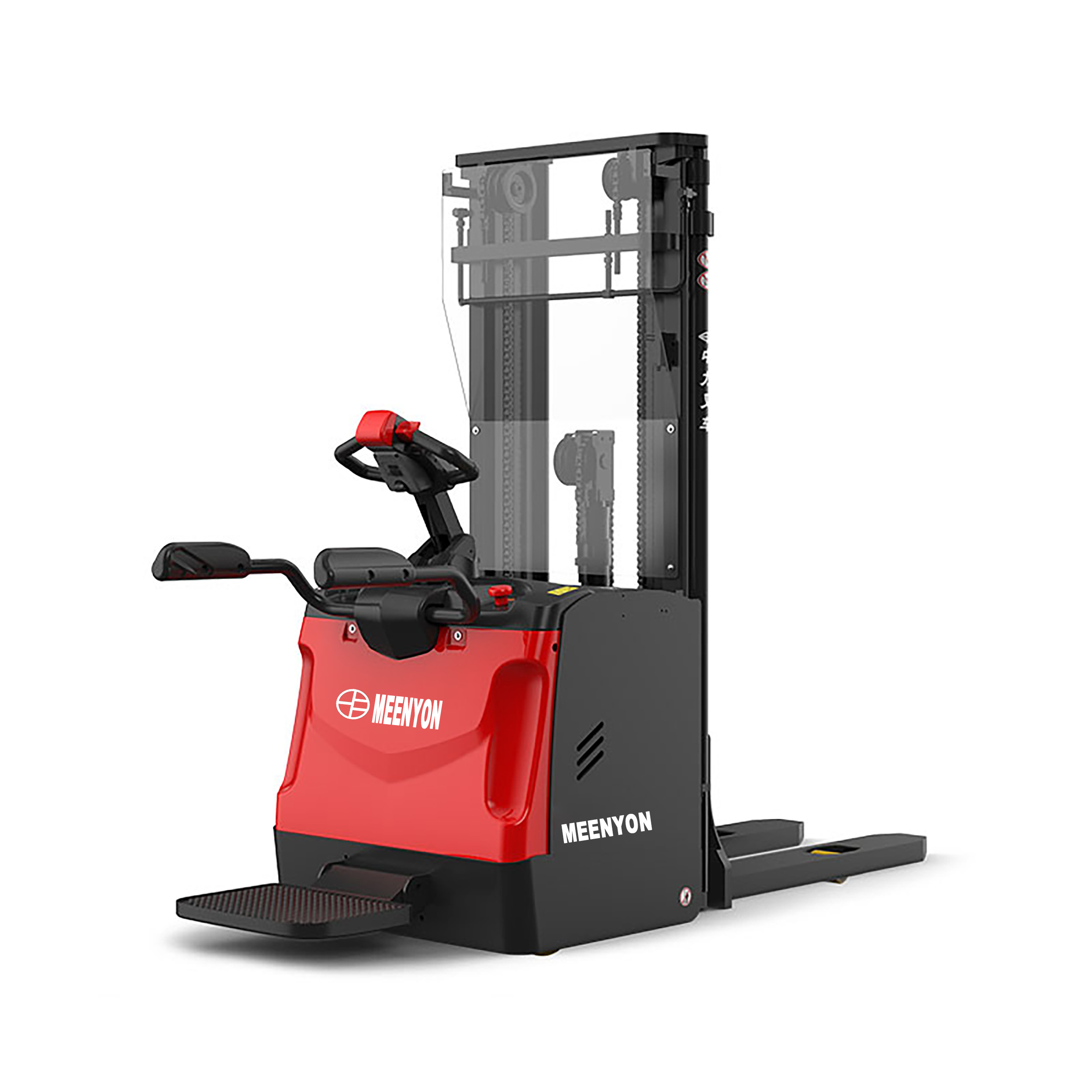 Stand-on Stacker 1.6-ton Electric Pallet Stacker | Meenyon