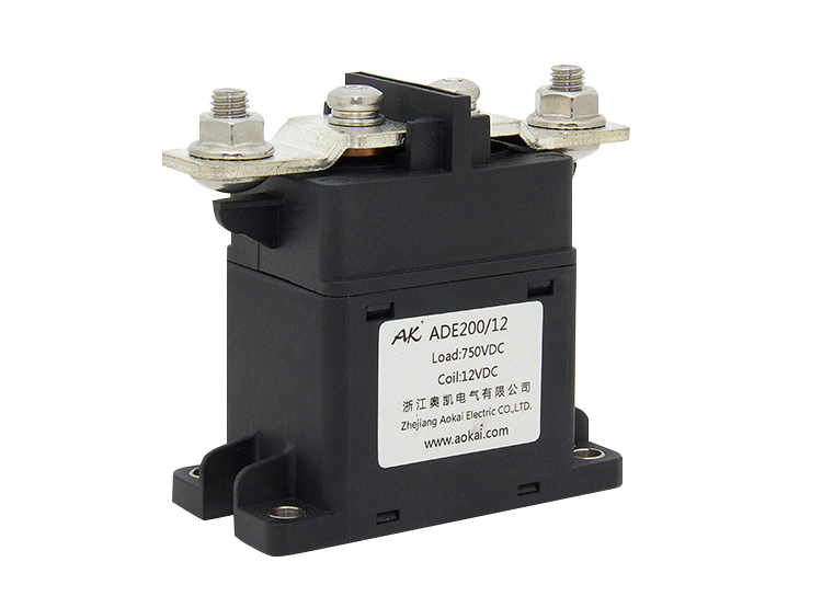 200A High Performance High Voltage DC Contactor ADE200, Contactor Coil Available in 12VDC and ...