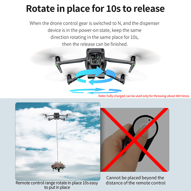 STARTRC Airdrop System with 4G Module for DJI Mavic 3 Series Drones