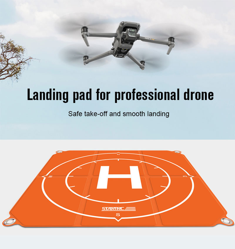 STARTRC Universal 65cm（25inches） Square Drone Landing Pad for Drones