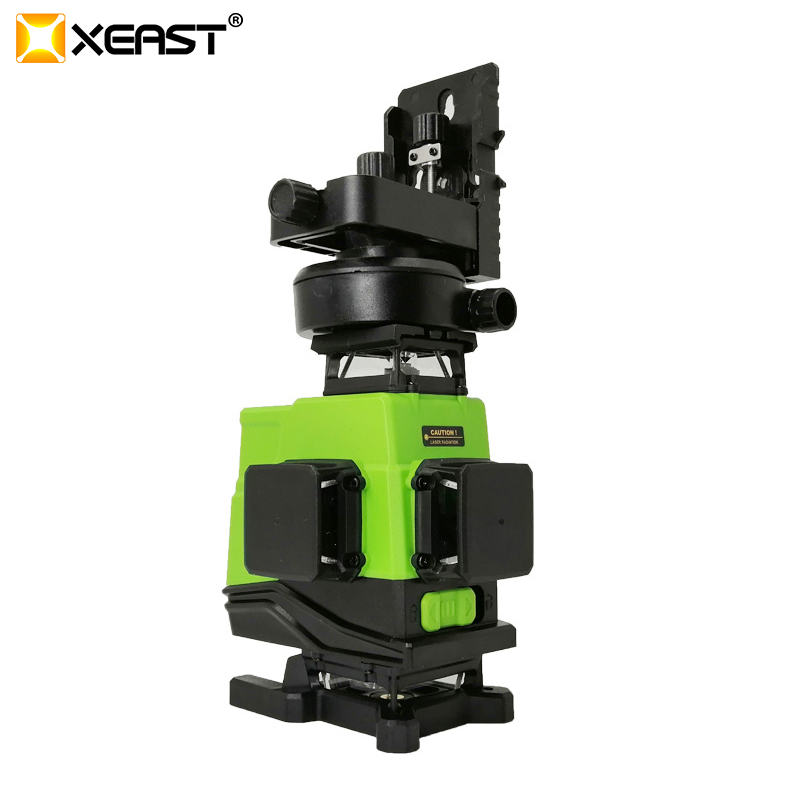 XEAST Nivel láser verde 4D de 16 líneas autonivelante 360 vertical &Nivel láser de pared con ...