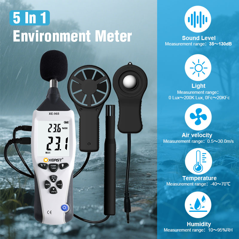 XEAST Split Type Multifunction Environmental Monitor Monitoring ...