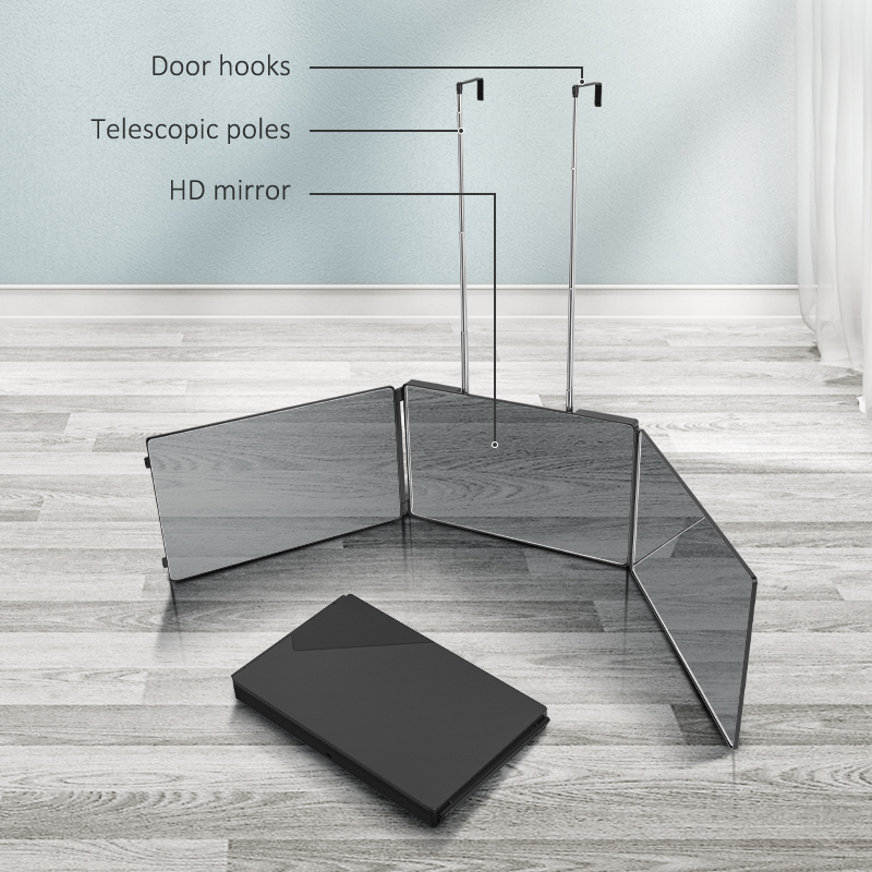 3 Way Mirror Haircut Espejo De Maquillaje | Missmeeca