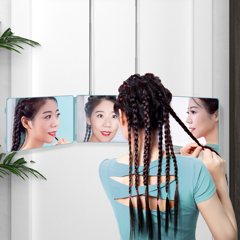 Barber Self Cut System Mirror Espejos Para Barberia | Missmeeca