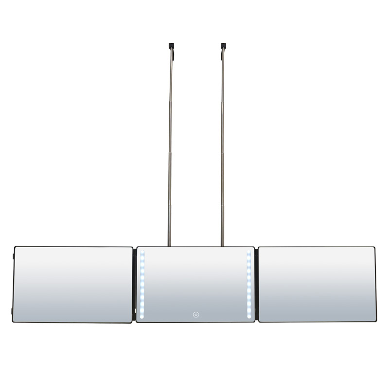 Three Way Mirror For Self Hair Cutting Espejos Con Luz | Missmeeca