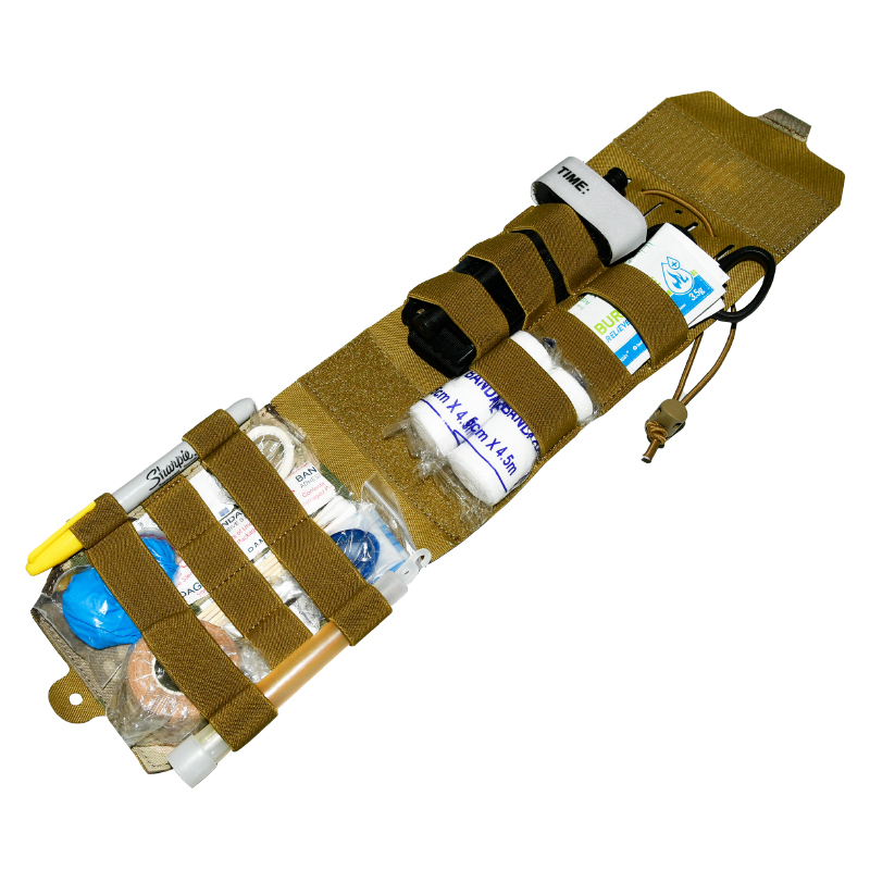 GAF Tactical Medical Bag with Easy Pull Tab MOLLE Compatible Back Panel ...