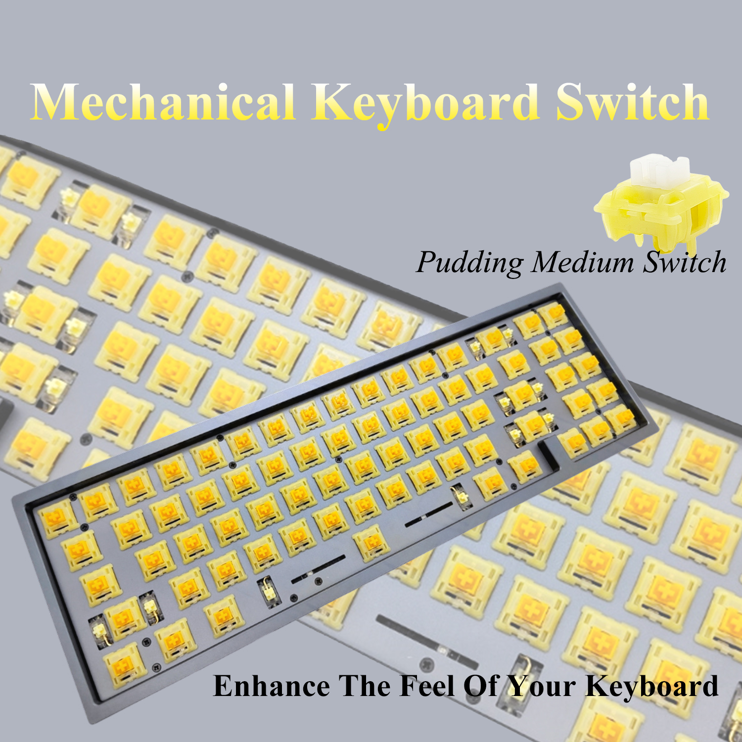 Tecsee Ice Grape Mechanical Gaming Keyboard Linear Switch Tecsee Ice Grape Mechanical Gaming Keyboard Linear Switch