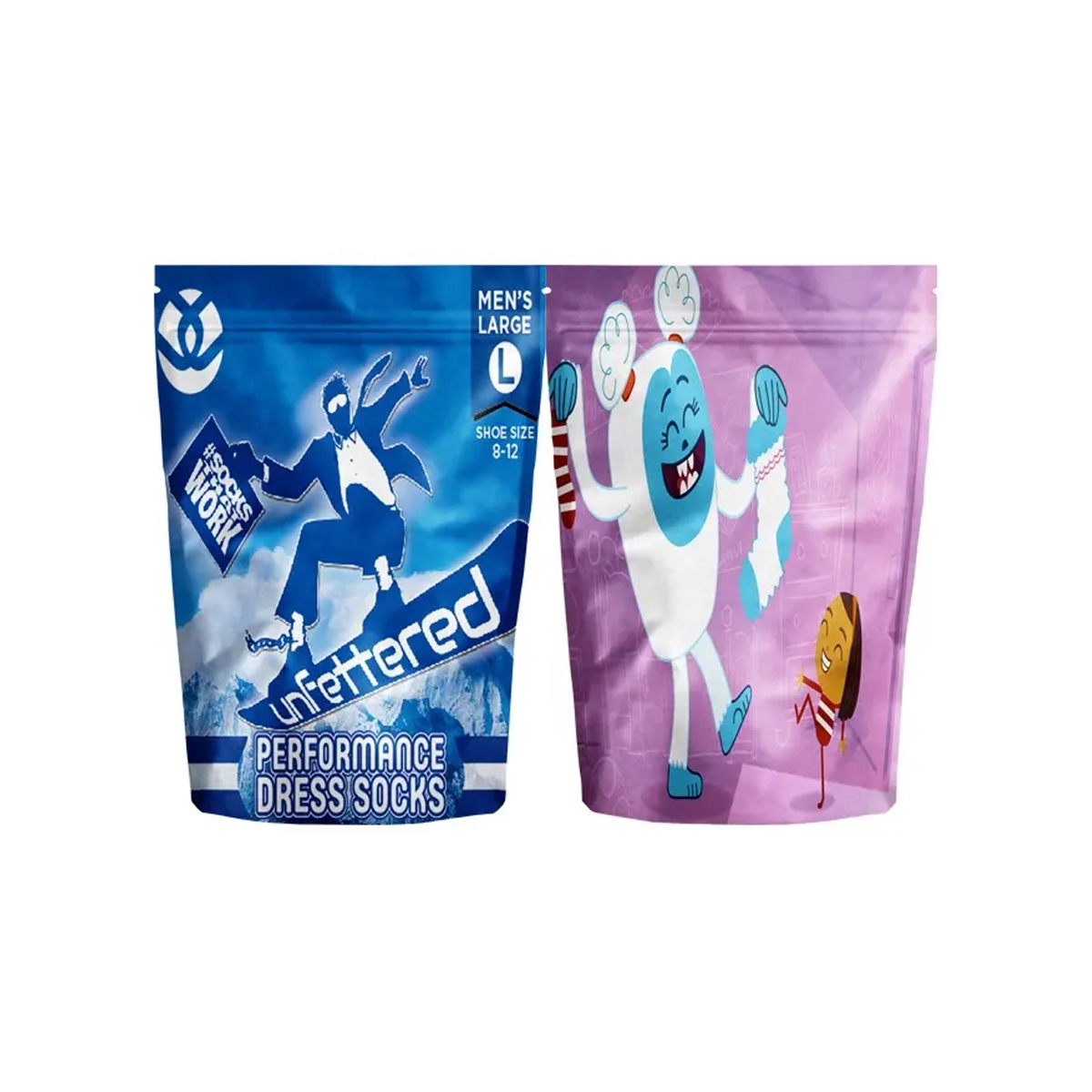 Socks Plastic Stand-up Pouches Product Packaging Bags OEM & ODM | Rodiant