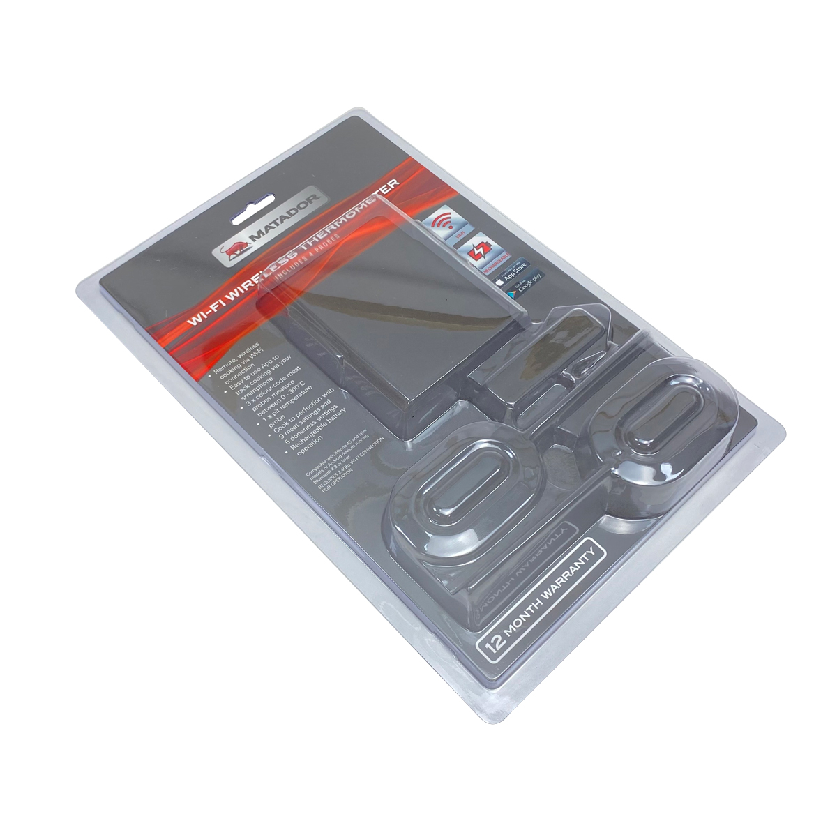 Blister Paper Card Packaging for BBQ Thermometer | Rodiant