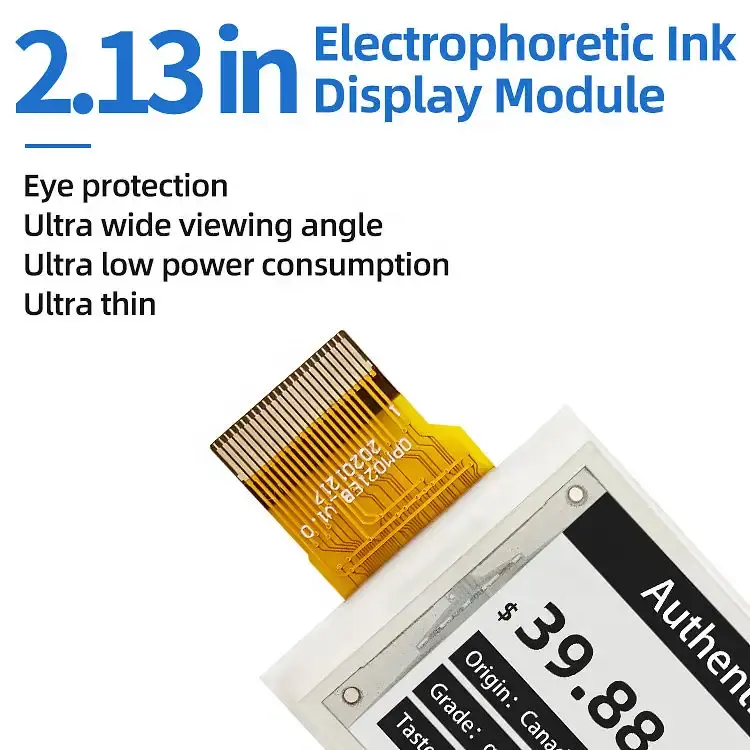 Factory Direct Sale 2.13inch E-ink Display Three Colors 2.13inch Epaper ...