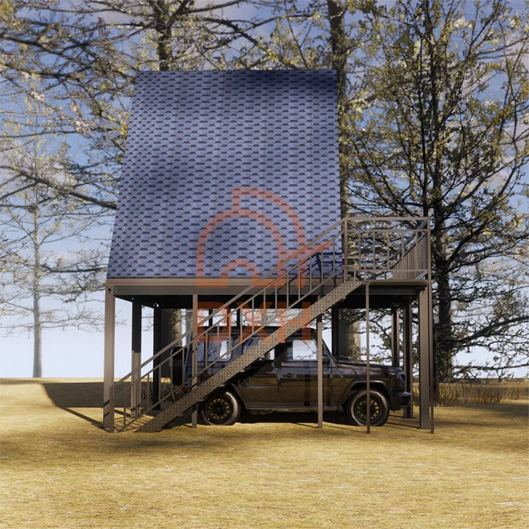 Portable Modular Triangle Prefab Folding Container Barn House Ready ...