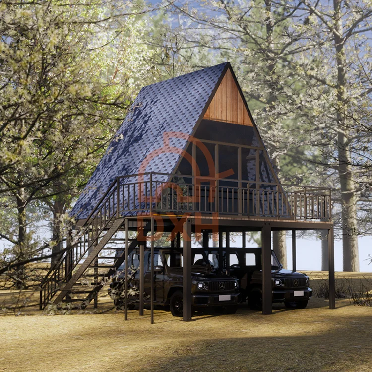 Portable Modular Triangle Prefab Folding Container Barn House Ready ...