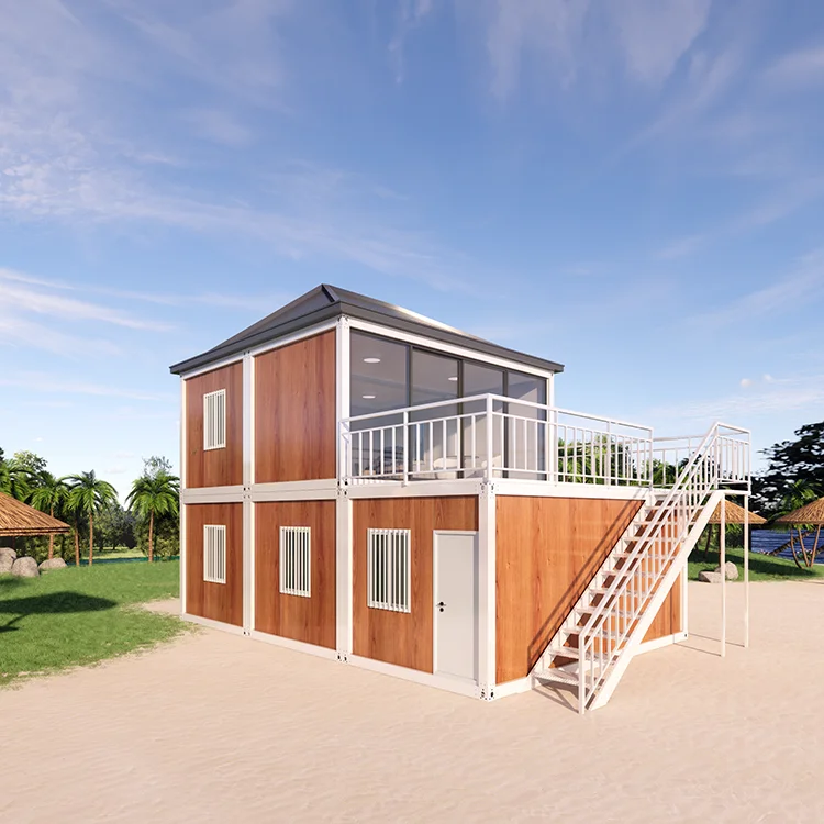 Custom 20ft 40ft Luxury 2 Storey Container Cottage House Homes Modern ...