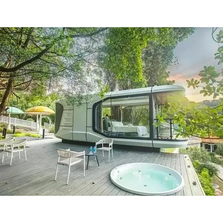 Modern Space Capsule Style Smart Home Ai Voice Home Complete House ...